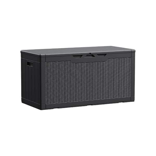 100 Gal. 48 in. W x 21 in. D x 24 in. H Resin Outdoor Storage Cabinet ...