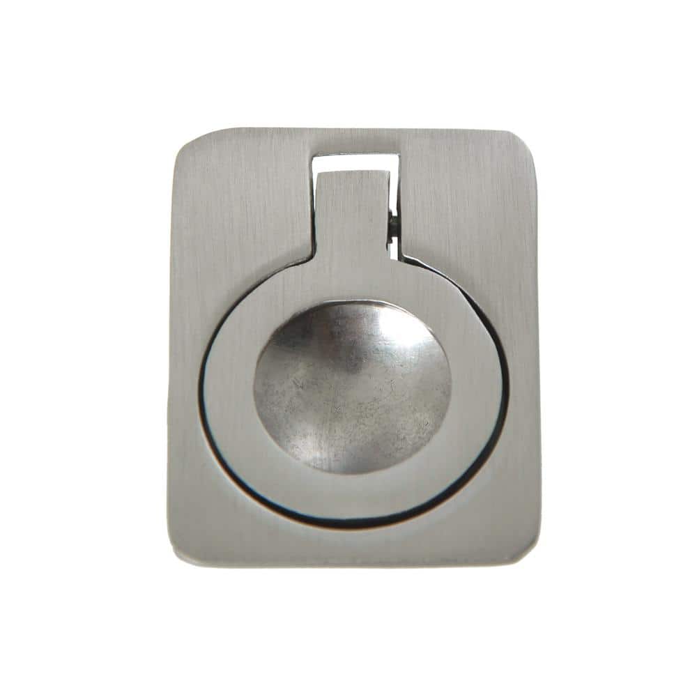 Utopia Alley Kent Drop Ring Cabinet Pull, Brushed Nickel, 1.6 ...
