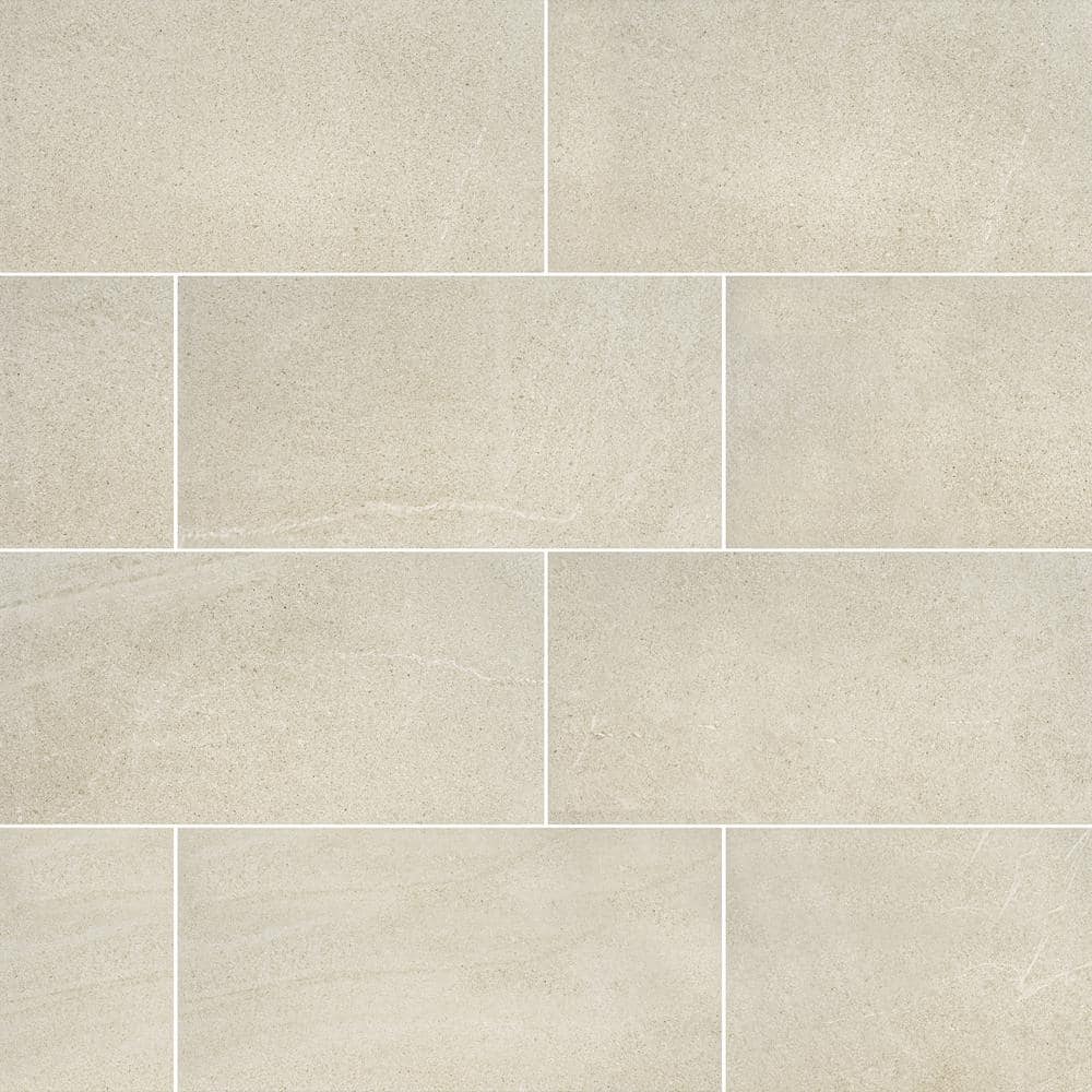 MSI Take Home Sample - Bellevue Ivory 6 in. x 6 in. Matte Porcelain ...