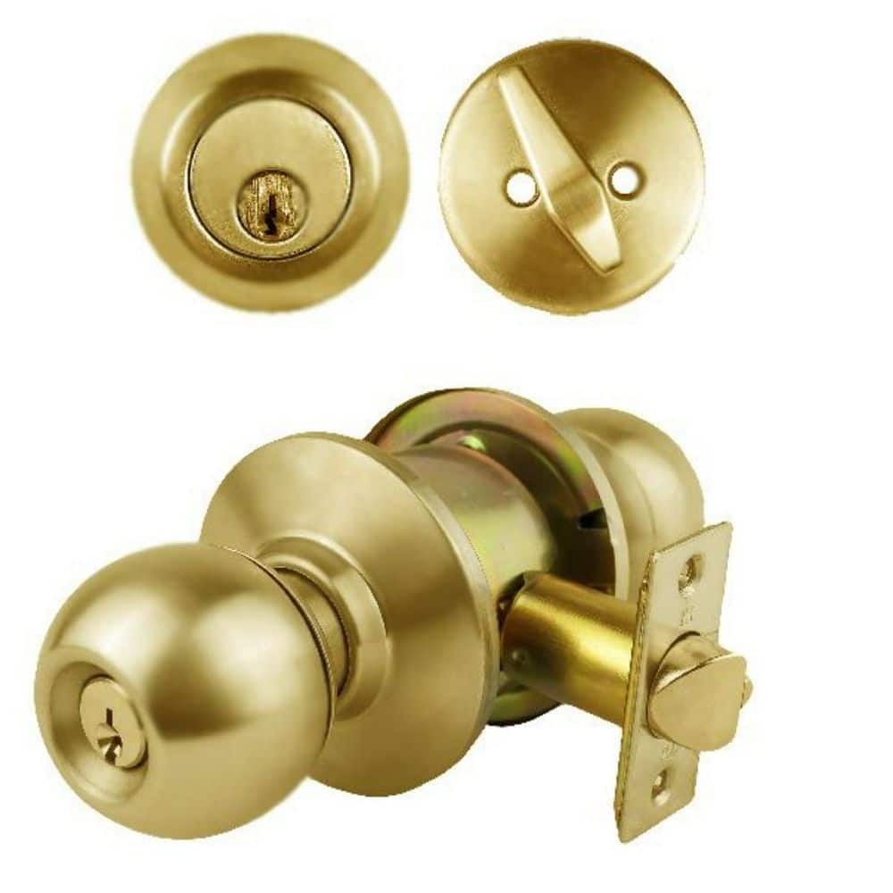 Taco ECB Series Keyed Cylindrical Knob and Single Cylinder Deadbolt ...