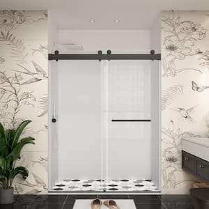 Reviews for Zeafive KTL 68 to 72 in. W x 72 in. H Double Sliding Shower Door in Chrome Framed ...