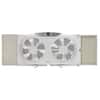 Lasko 9 in. Remote Control Electronically Reversible Twin Window Fan ...