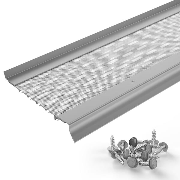 WATERLOCK Micromesh [5 in. x 35 ft.] Gutter Guard for 5 in. K-Style and ...