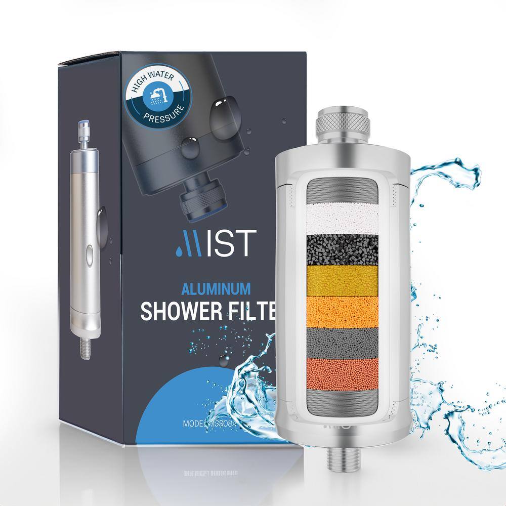 Mist Aluminum Shower Filter, 8 Stage Filtration System, Effectively ...