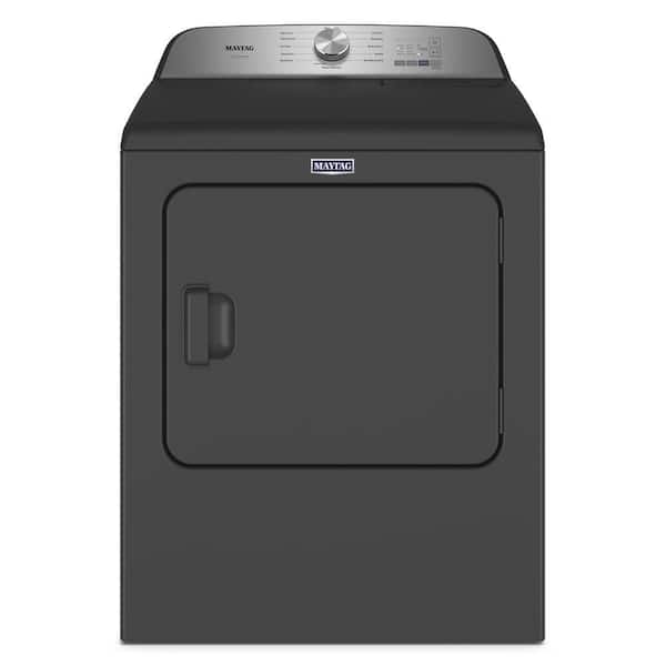 Maytag 7.0 cu. ft. Vented Pet Pro Electric Dryer in Volcano Black ...