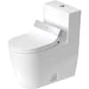 Duravit ME by Starck 1-piece 1.28 GPF Single Flush Elongated Toilet in ...