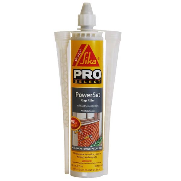 Sika 10.1 fl. oz. PowerSet Concrete Gap Filler Repointing Masonry Repair and Concrete Gap ...
