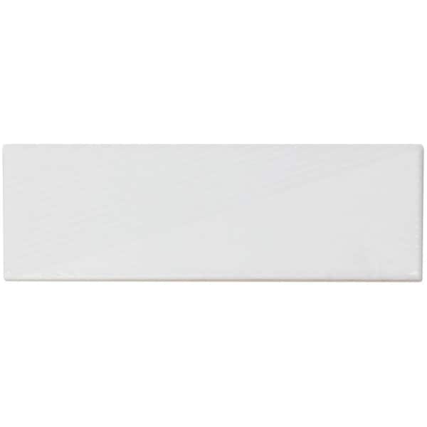 Ivy Hill Tile Ace White 2 in. x 8 in. Polished Ceramic Subway Wall Tile ...