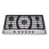 JEREMY CASS LD 30 in. 5 Burners Recessed Gas Cooktop in Stainless Steel ...