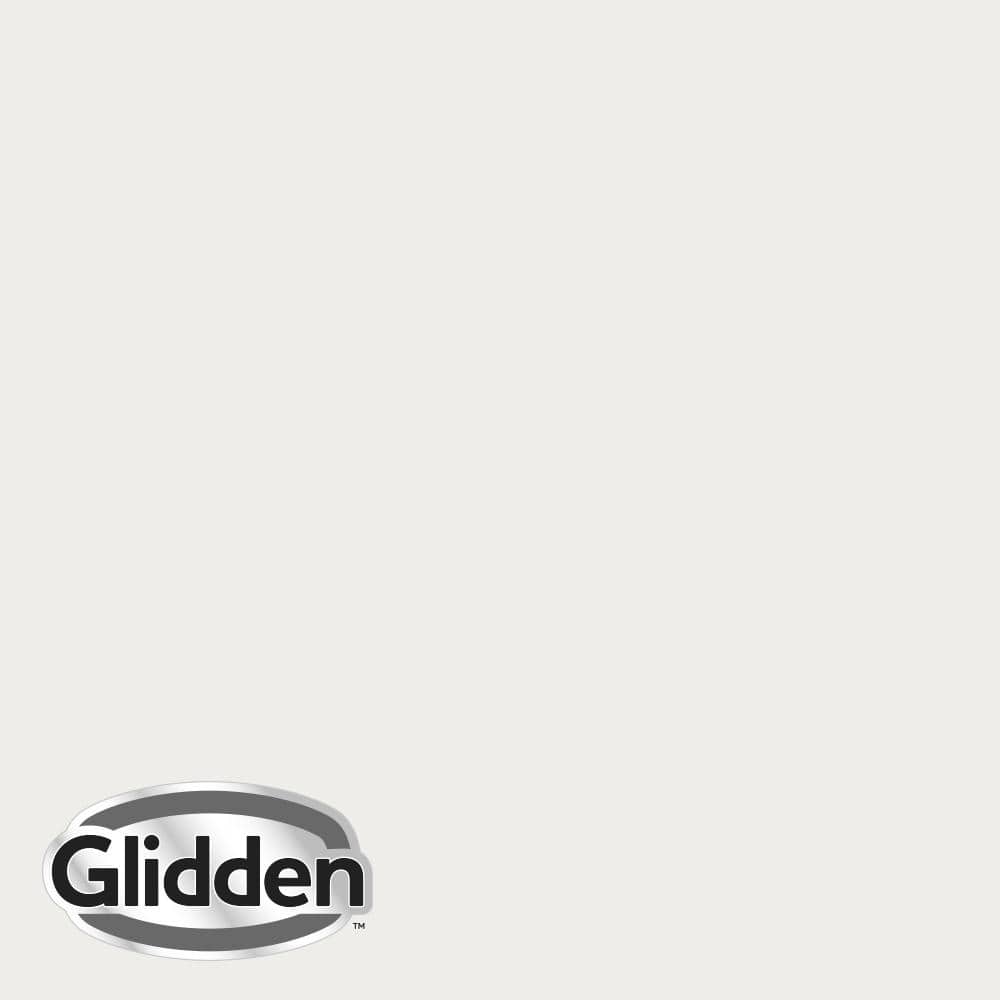 Glidden Premium 1 qt. Snow Storm PPG1172-1 High Gloss Interior/Exterior ...