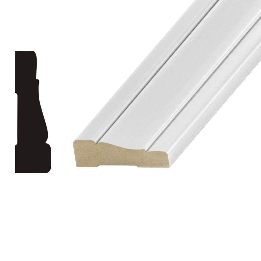 LWM356 9/16 in. x 2-1/4 in. Primed MDF Casing HDFB1356 - The Home Depot