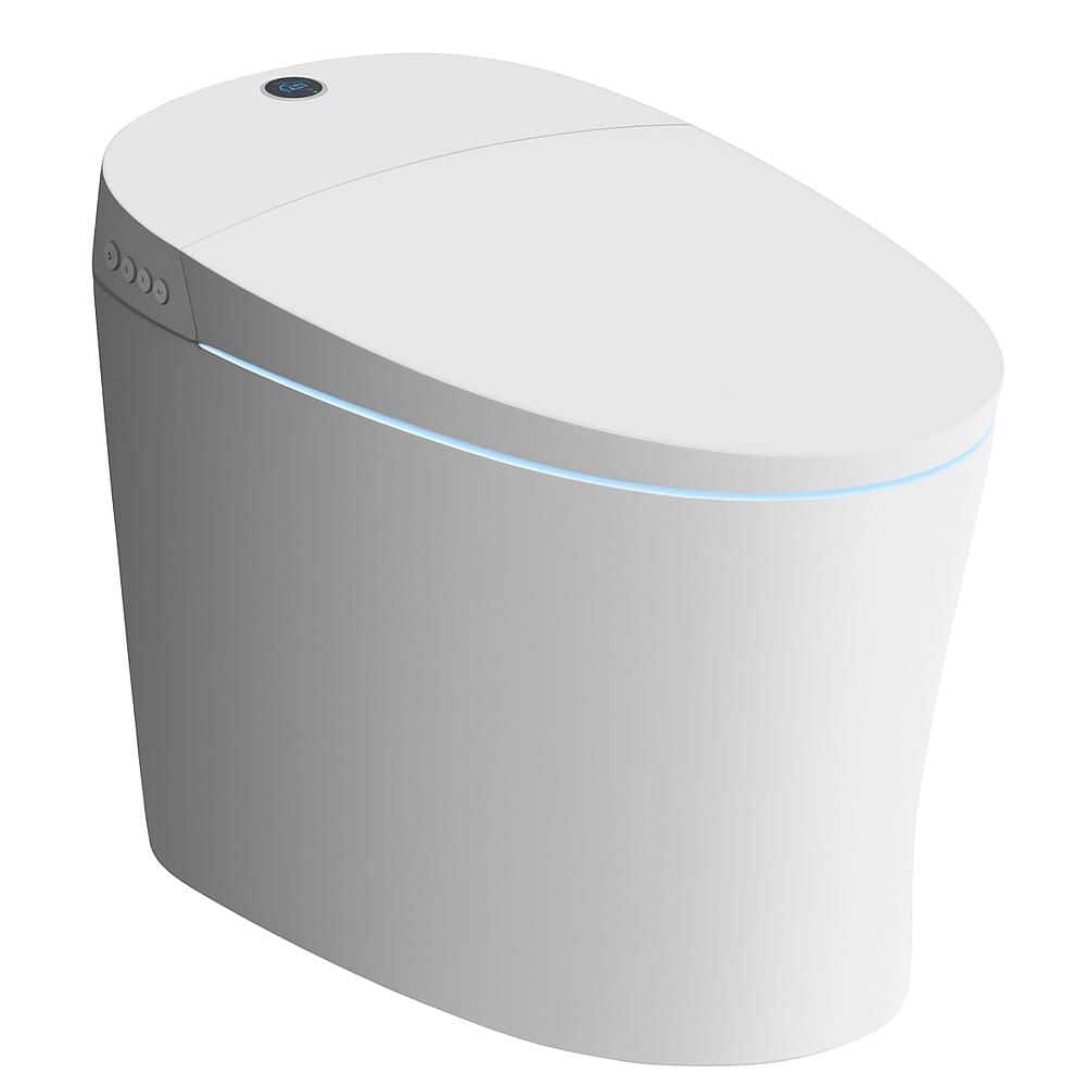 Electric Tankless Smart Toilet Pump-Assisted Blackout Flush Heated Seat ...