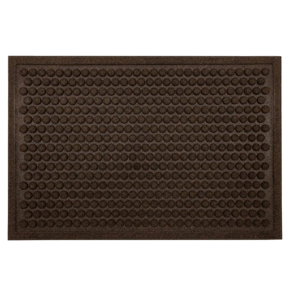 Reviews for Mohawk Home Dots Chocolate 36 in. x 48 in. Impressions Door ...