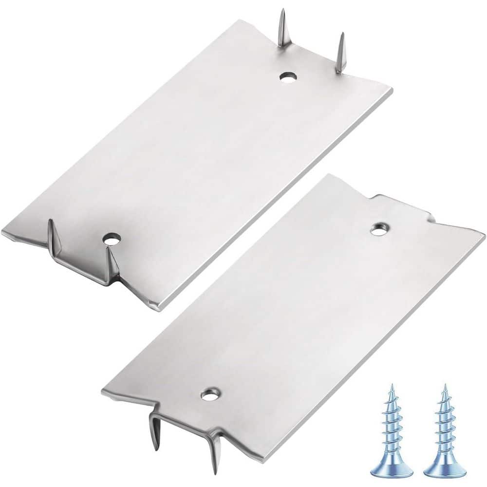 KIWDZFU 1. 5x3 Inch 16-Gauge Stainless Steel Nail Stop Nail Plate 190 ...