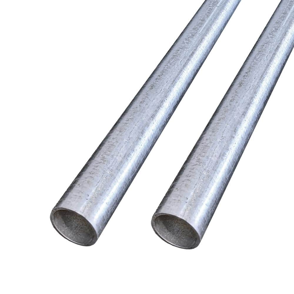 Multinautic 8 ft. Hot Dipped Galvanized Steel Tubular Post (2-Pack ...