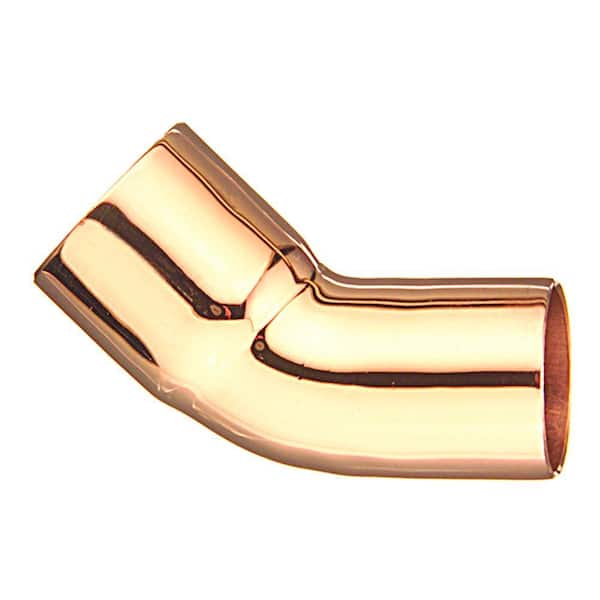 Everbilt 1 in. Copper 45 Degree FTG x C Street Elbow Fitting 10631206 ...