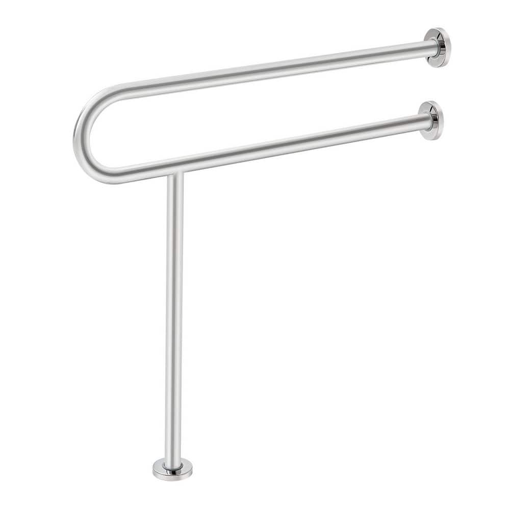 SKYSHALO Toilet Safety Rail, 31.5 iIn. U-Shaped Handicap Grab Bar, 304 ...