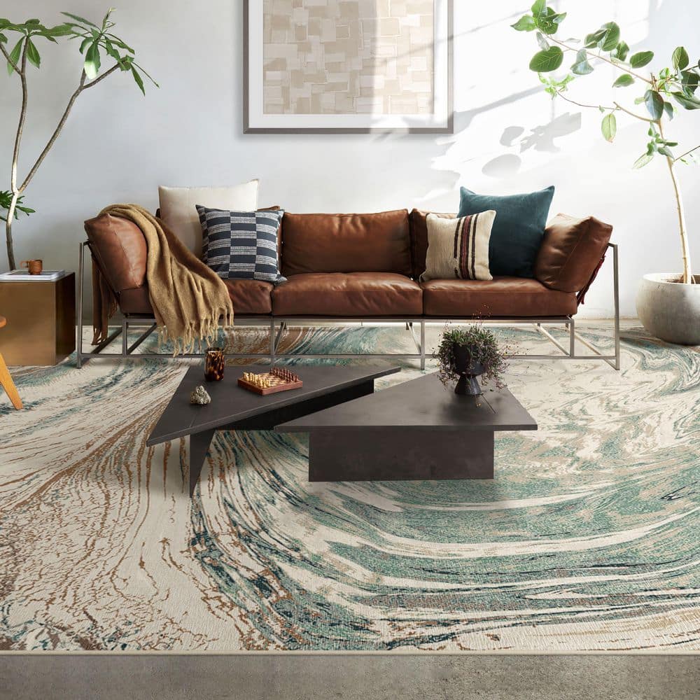 Ruggable Machine Washable Rug with Standard Pad - Malaspina Natural ...