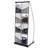 VEVOR Magazine Display Stand, Brochure Display Rack 4-Tier 32-Pockets ...