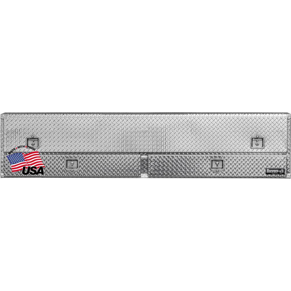 BUYERS PRODUCTS Pick-Up Top Mount Contractor Truck Tool Box in Diamond ...