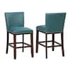 Steve Silver Tiffany 24 in. Peacock Contemporary Counter Stools (Set of ...