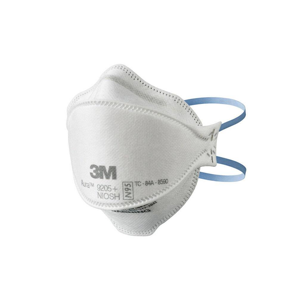 3M 9205 N95 Aura Particulate Disposable Respirator Foldable (3-Pack ...
