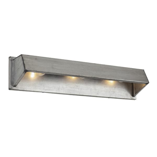 Varaluz Galvanic 6.25 in. 3-Light Ombre Galvanized Vanity Light ...