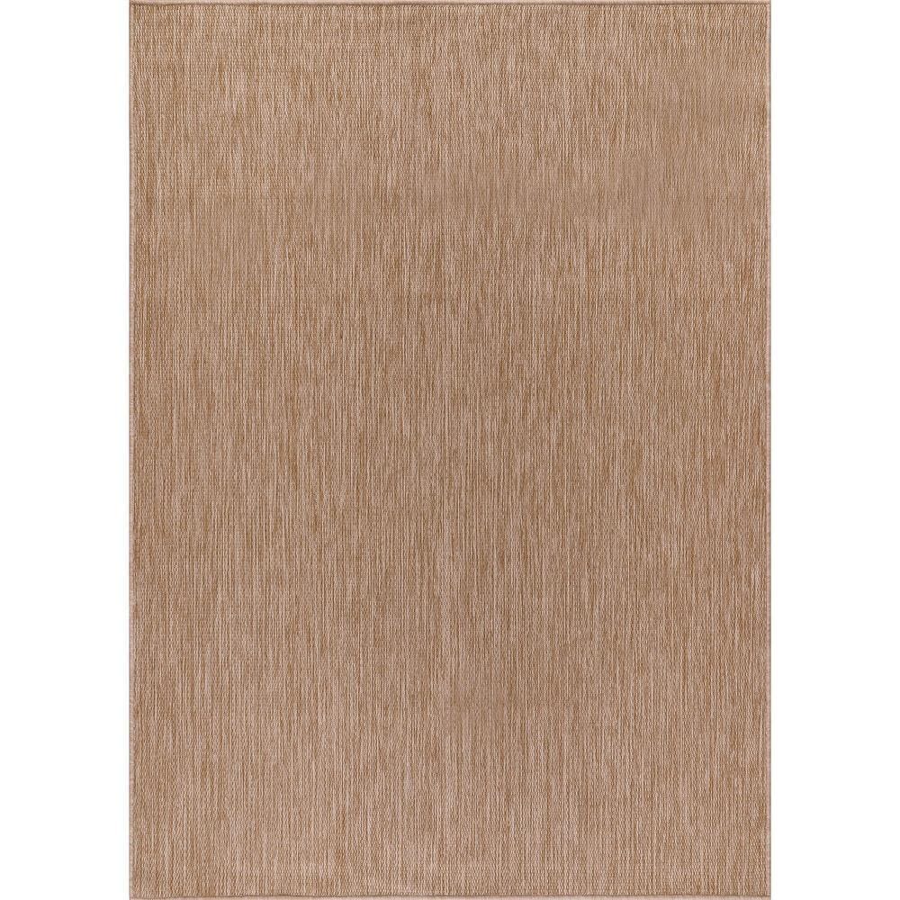 CAMILSON Sunshine Solid Jute 10 ft. x 14 ft. Indoor Outdoor Area Rug CM ...