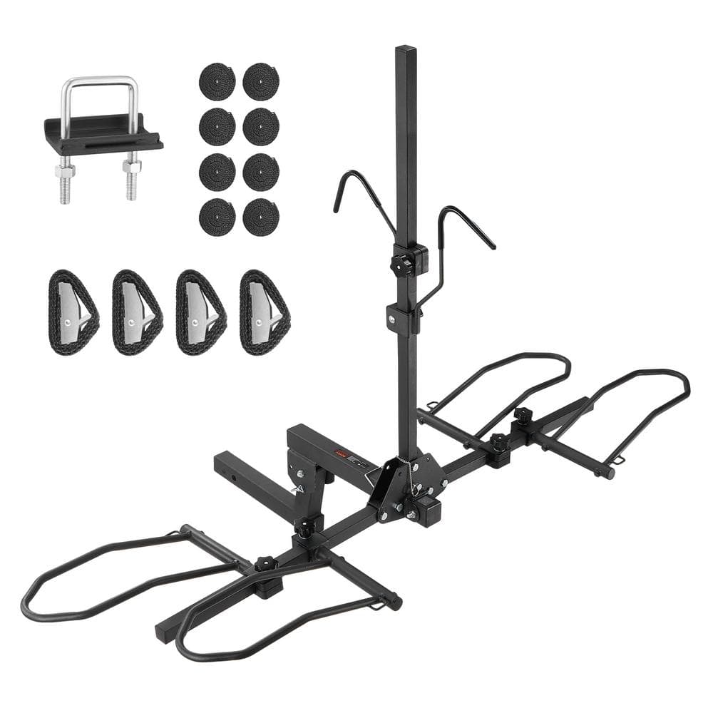 VEVOR Hitch Mount Bike Rack, 2-Bike Platform Style, 160 LB. Max ...