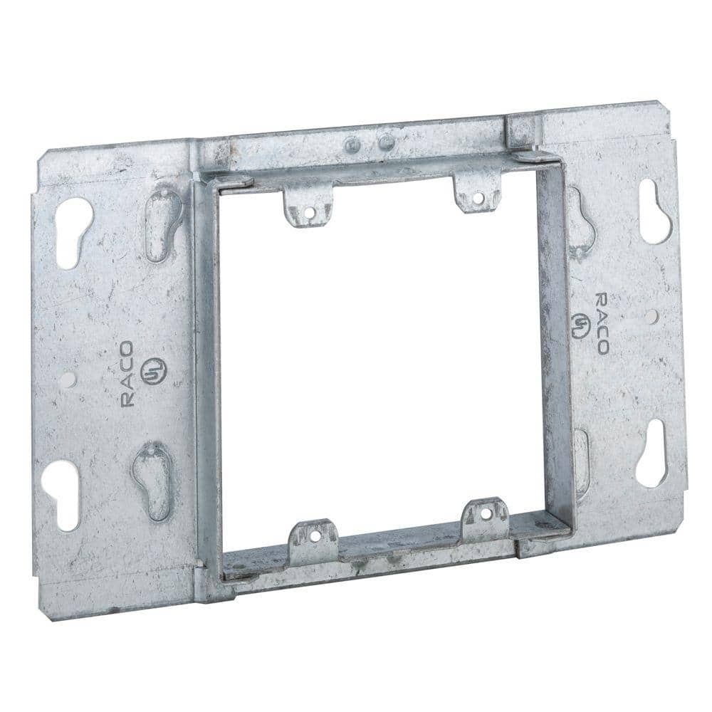 RACO 2-Gang Box Device Cover, 3/4 in. Raised (5-Pack)-821 - The Home Depot