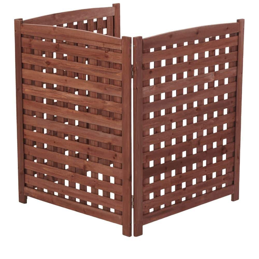 96 L x 38 H Natural Bamboo Bamboo Fence Garden Pool Privacy Decorative ...