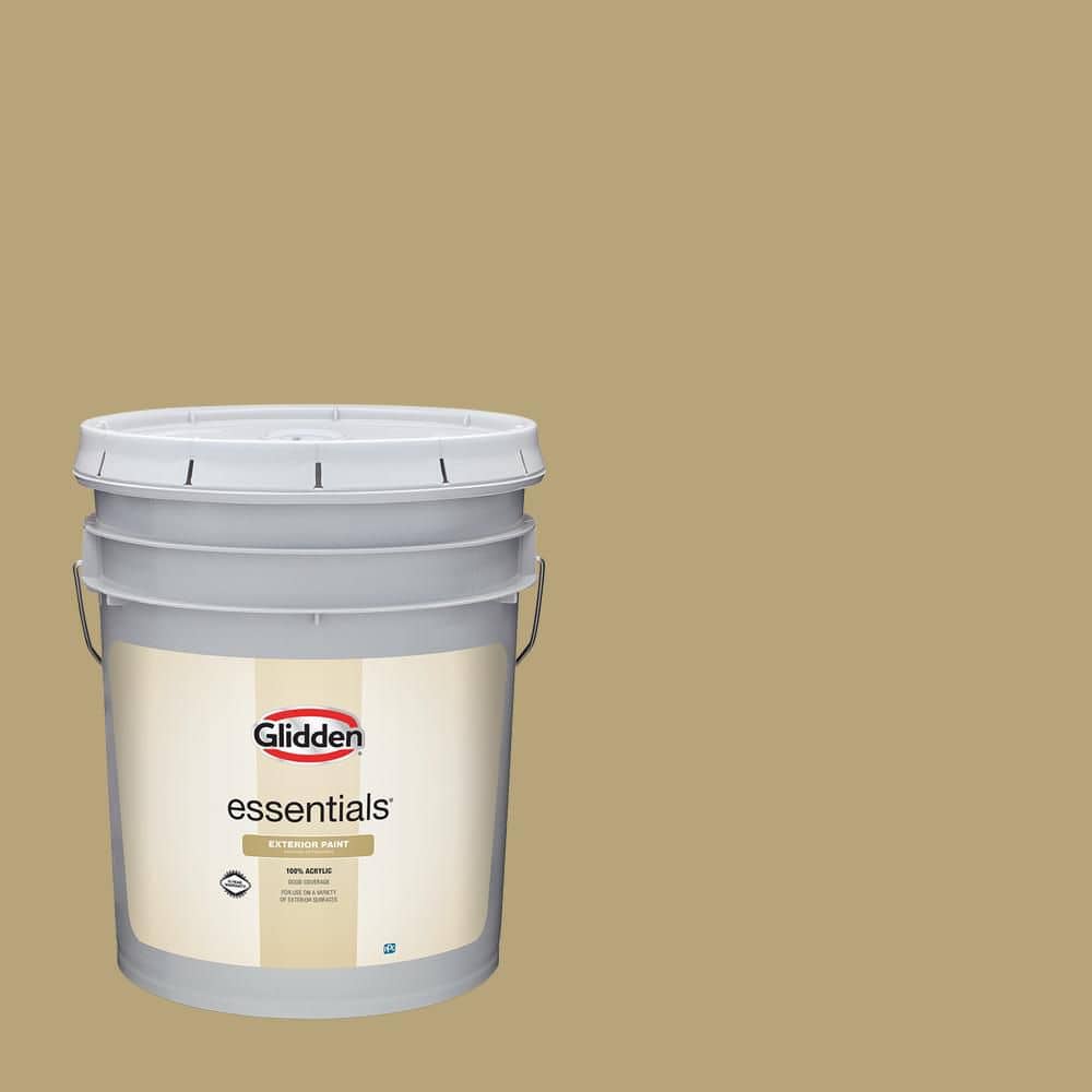 Glidden Essentials 5 gal. PPG1100-4 Sailor's Knot Satin Exterior Paint ...