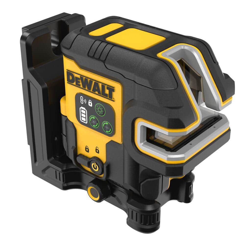DEWALT 150 ft. Green Cross Line and 5-Spot Laser Level with 45-Watt USB ...