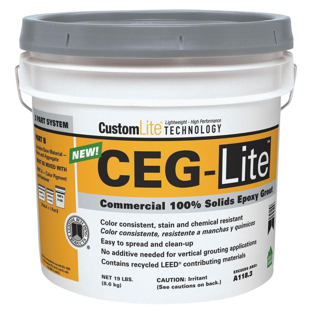 CEG-Lite 2 - gal Part B Base Commercial Epoxy Grout LWCEGB2T - The Home ...