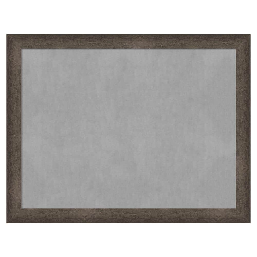 Amanti Art Dappled Light Bronze Narrow 27 in. x 21 in. Framed Magnetic ...