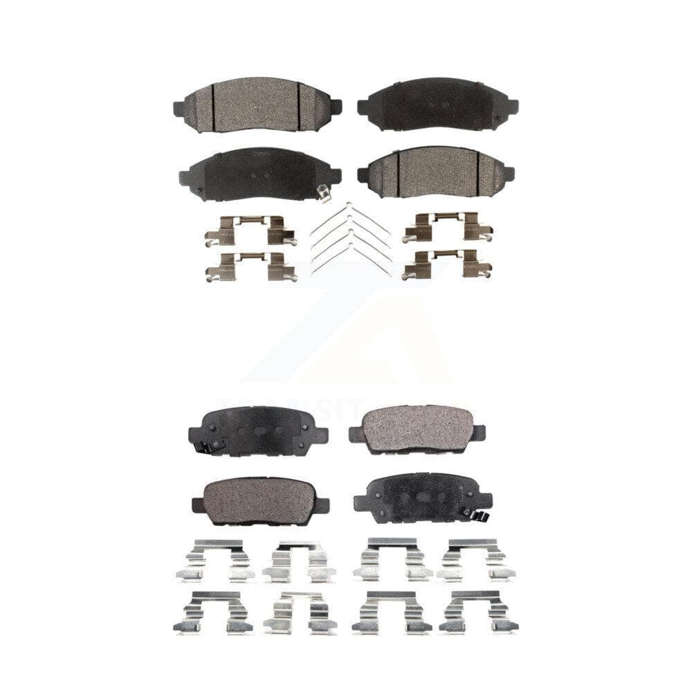 TEC Front Rear Ceramic Brake Pads Kit For Nissan LEAF KTC-100064 KTC ...