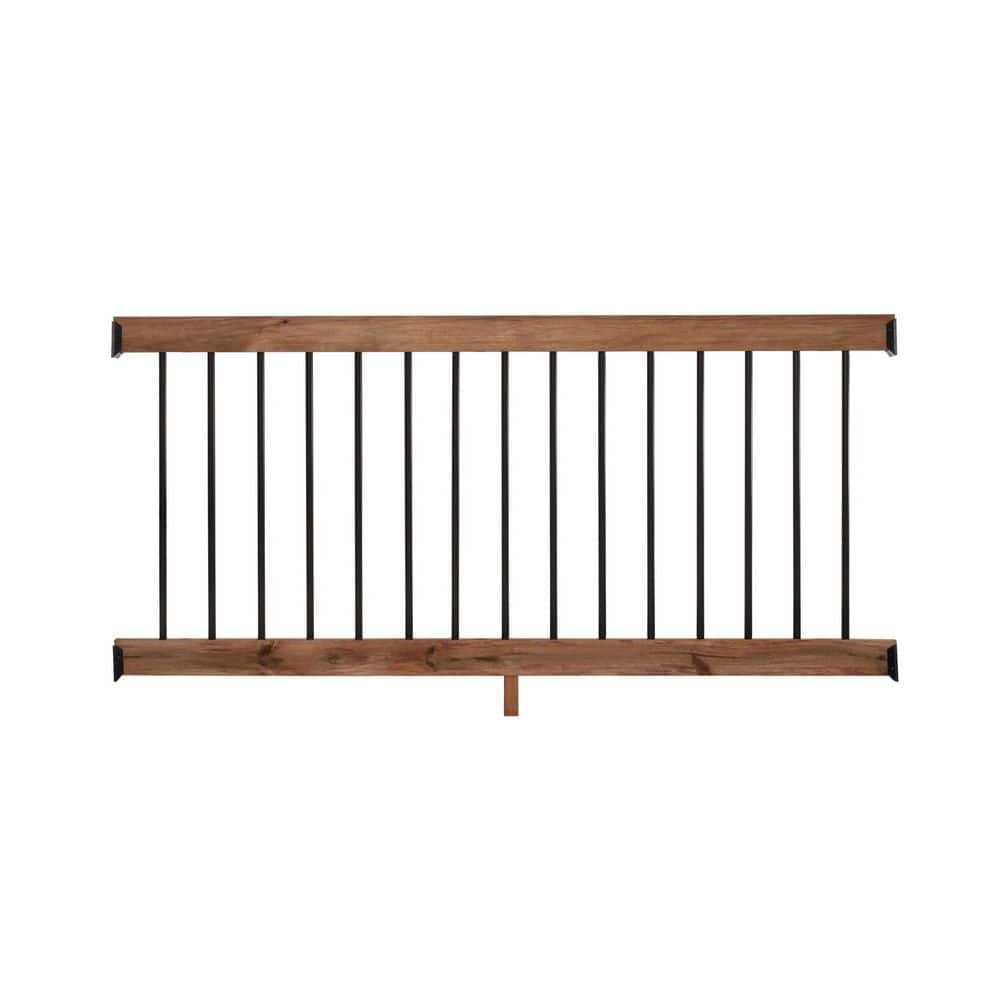 ProWood 36 in. H x 72 in. W Pressure-Treated Walnut-Tone Pine Wood Deck ...
