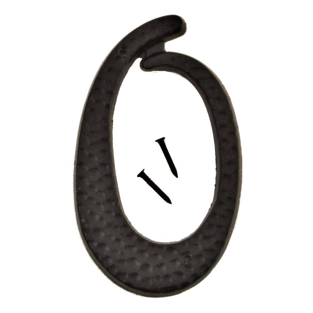 HY-KO 3 in. Aluminum House Number 0 DC-3/0 - The Home Depot