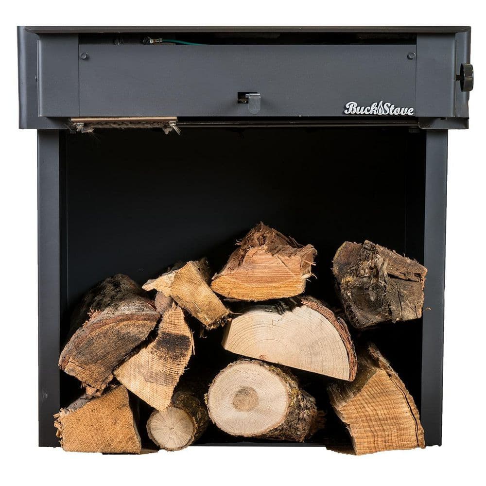 BUCK STOVE Buck Stove Woodbox Pedestal for Model 21 Freestanding Wood ...