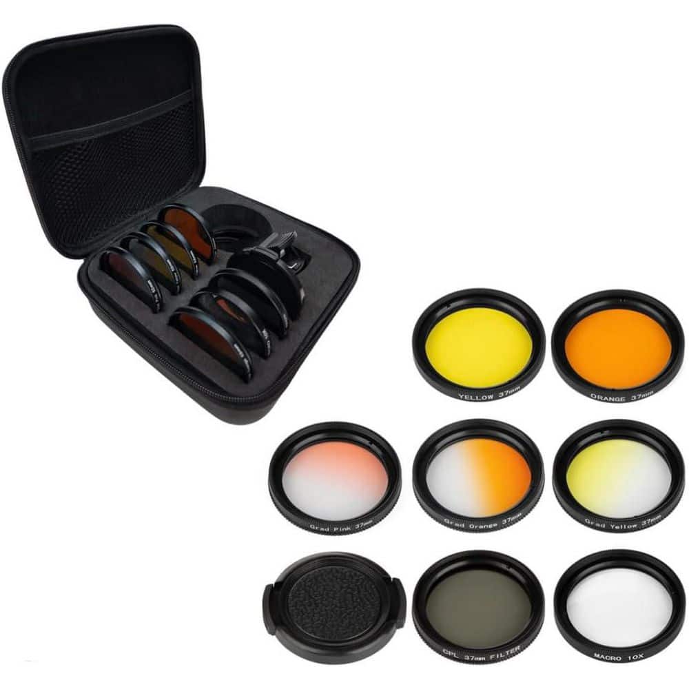 OBJLGEV Reef Coral Lens Phone Kits 7 Lenses for Phone Photography with Dust Shield Case and 2 ...