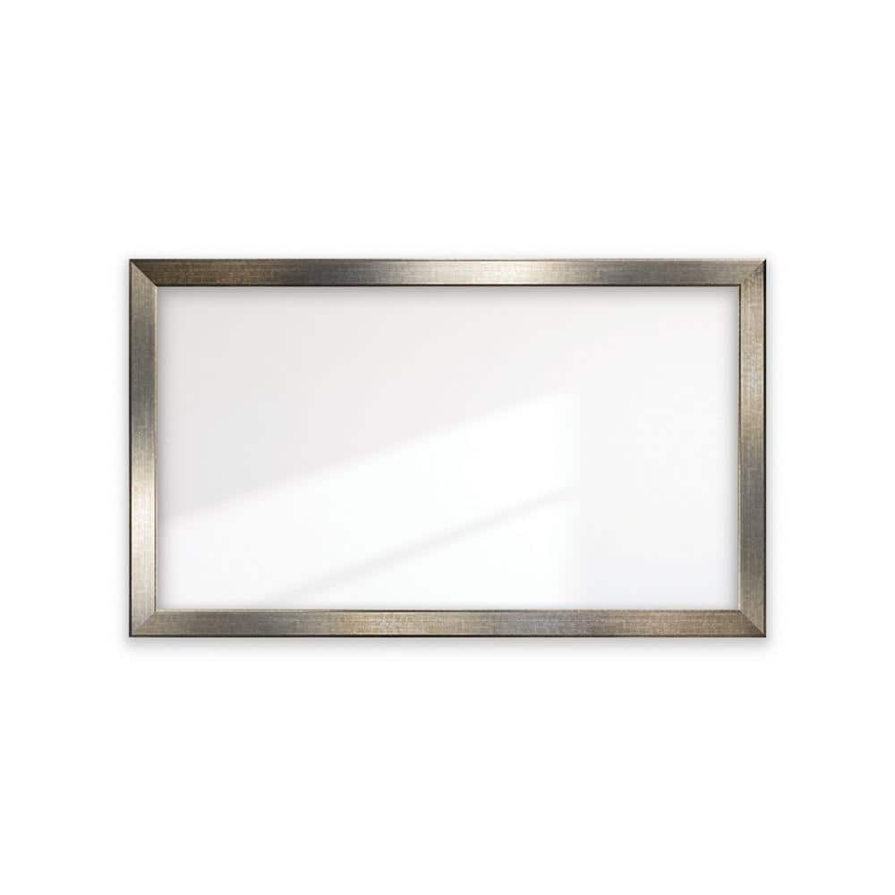 BrandtWorks Subway Silver Wide Framed Wall Mirror 40 in. W x 67 in. H ...
