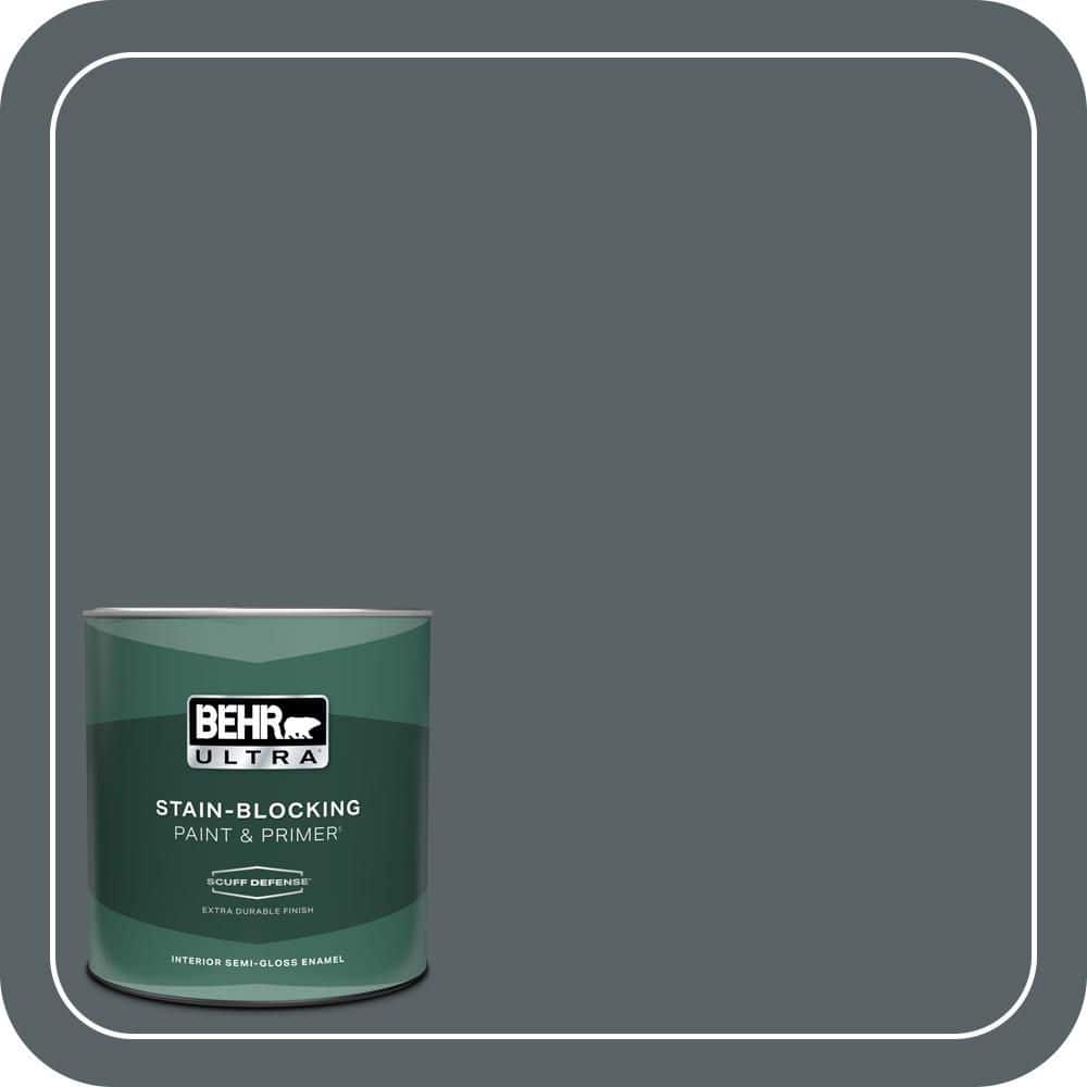 BEHR ULTRA 1 qt. Home Decorators Collection #HDC-AC-25 Blue Metal Extra ...