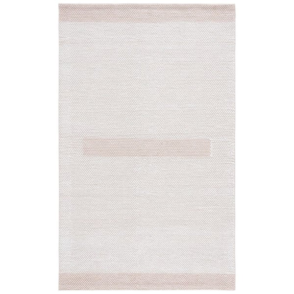 SAFAVIEH Natura 8 ft. x 10 ft. Ivory/Beige Geometric Border Area Rug ...