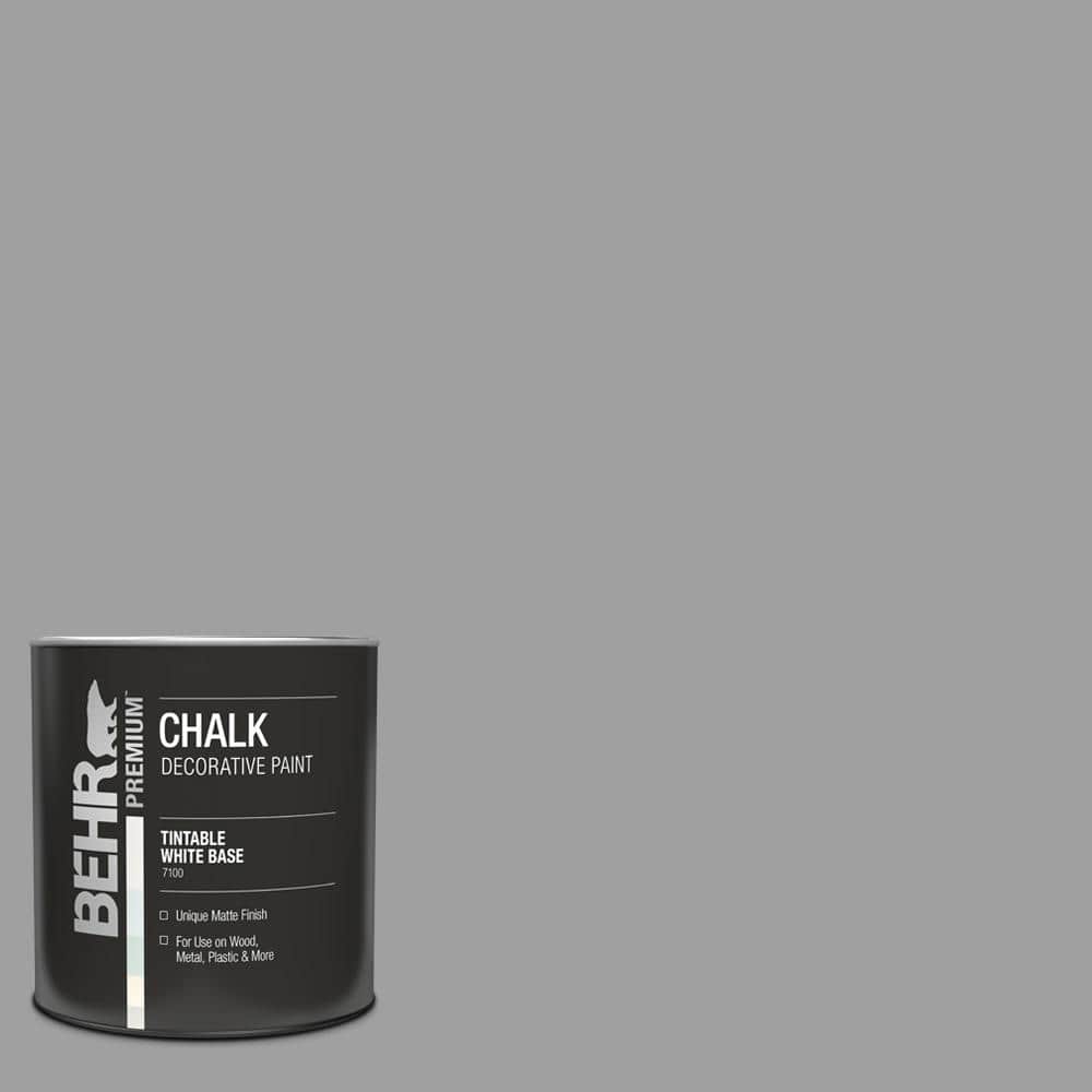 BEHR PREMIUM 1 qt. #PPU26-06 Elemental Gray Interior Chalk Decorative ...