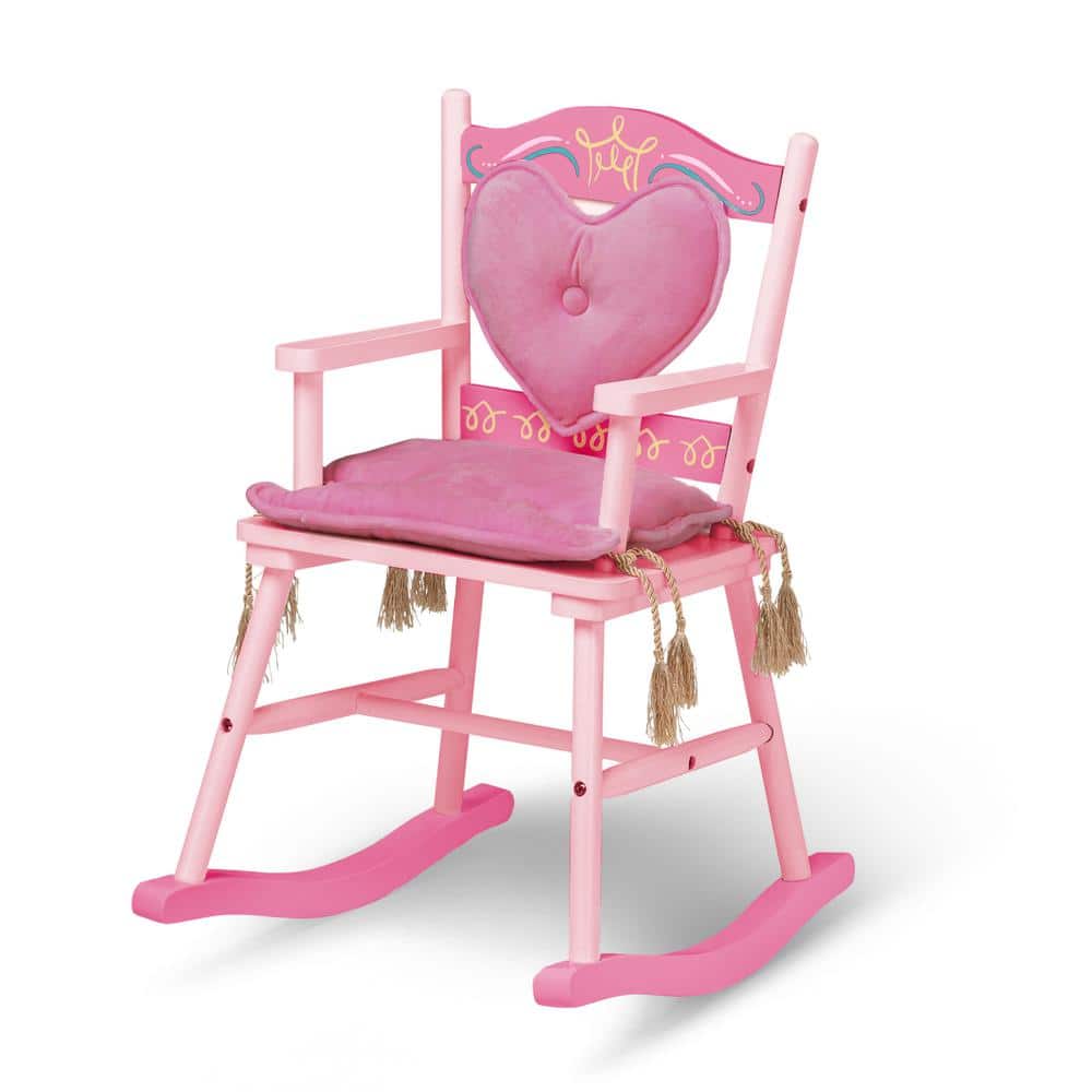 Wildkin Pink Princess Rocking Chair RAB00009 - The Home Depot