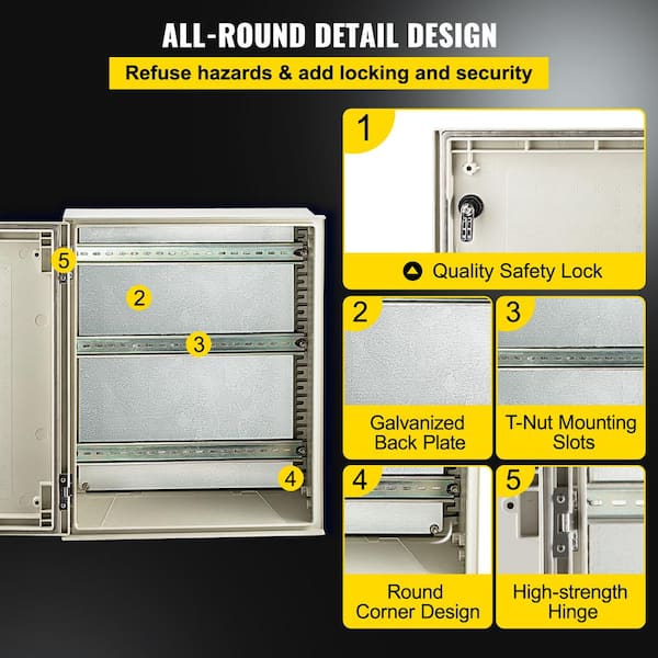 Fiberglass Boxes With Hinged Covers