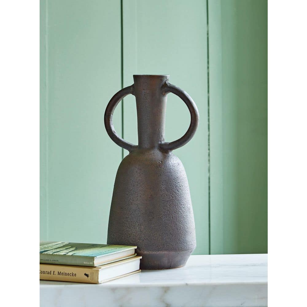 Signature DESIGN BY ASHLEY Aadeen 16 in. H Brown Terra Cotta Amphora ...