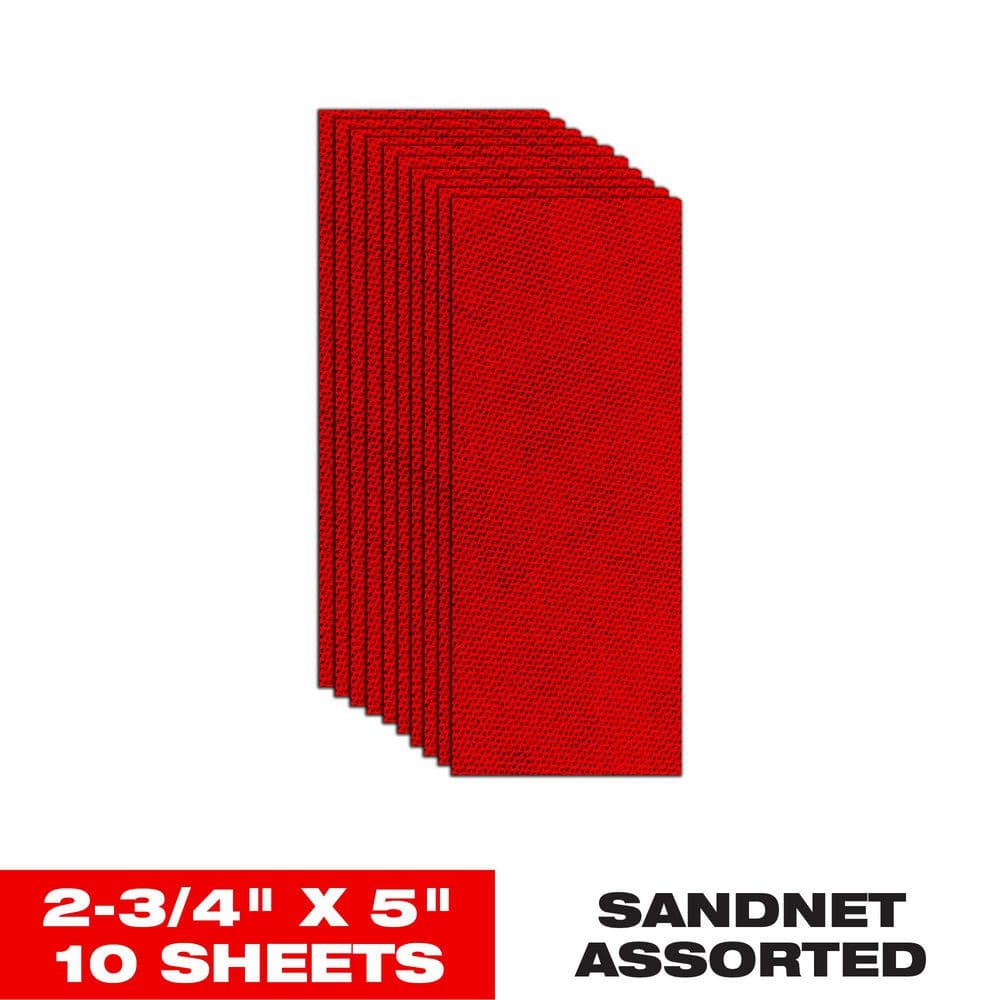 DIABLO 2-3/4 in. x 5 in. Assorted SandNET Reusable Sanding Sheets for ...