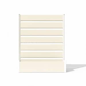 mondaria 14 in. W x 59 in. H Black Composite Wood Panels Planter Box ...