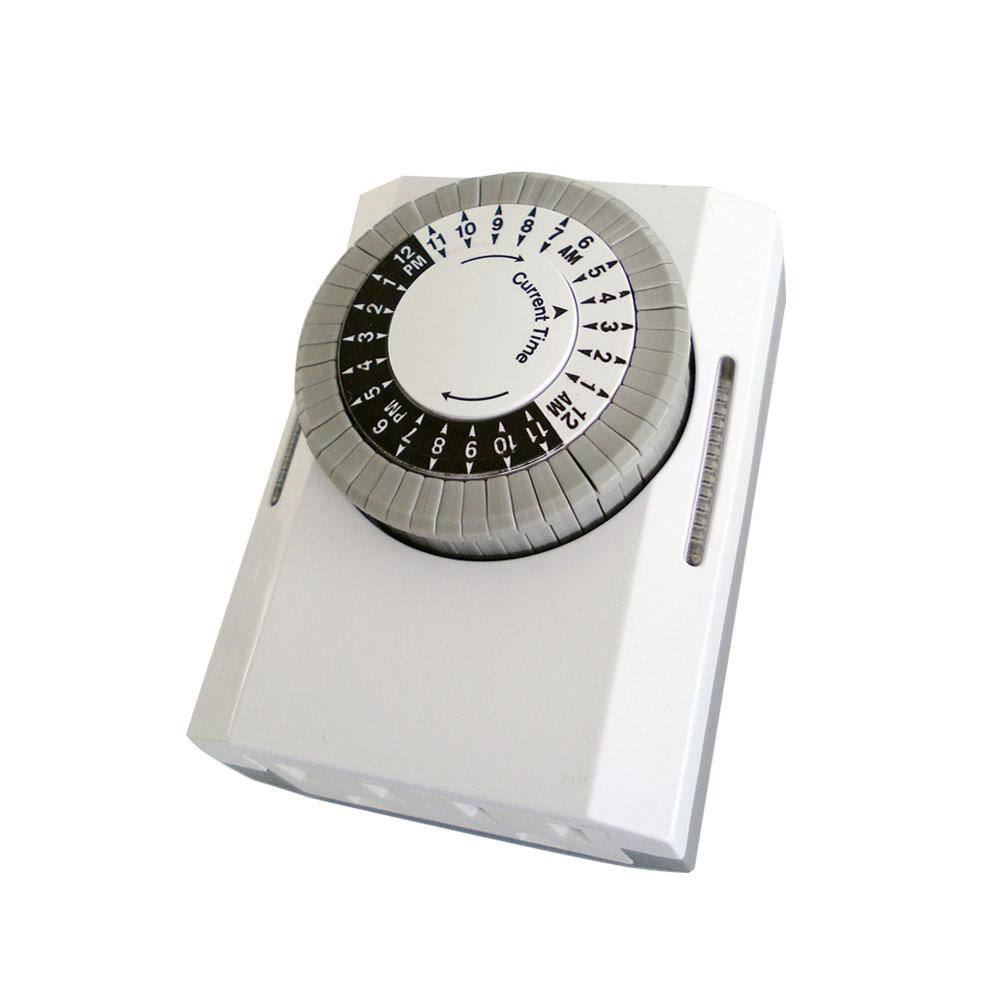 Defiant 15 Amp 24-Hour Indoor Plug-In Heavy-Duty Timer with 2-Grounded ...